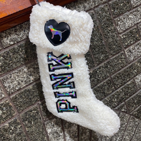 PINK Victoria's Secret | Accessories | Vs Pink Sherpa Stocking | Poshmark